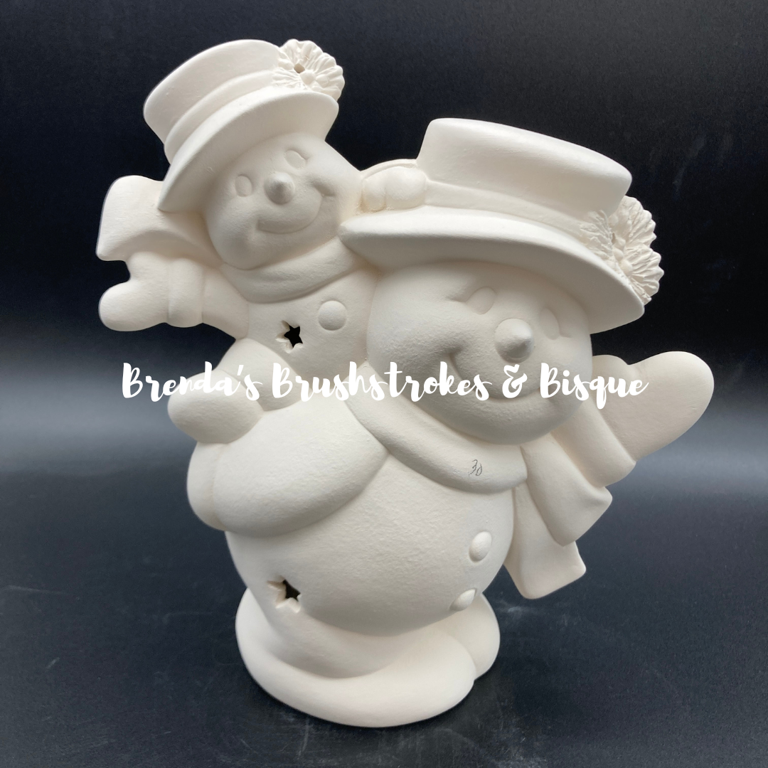Clay Magic 4396 Snowman Buddies 9" WITH Cutout | Brenda's Brushstrokes ...