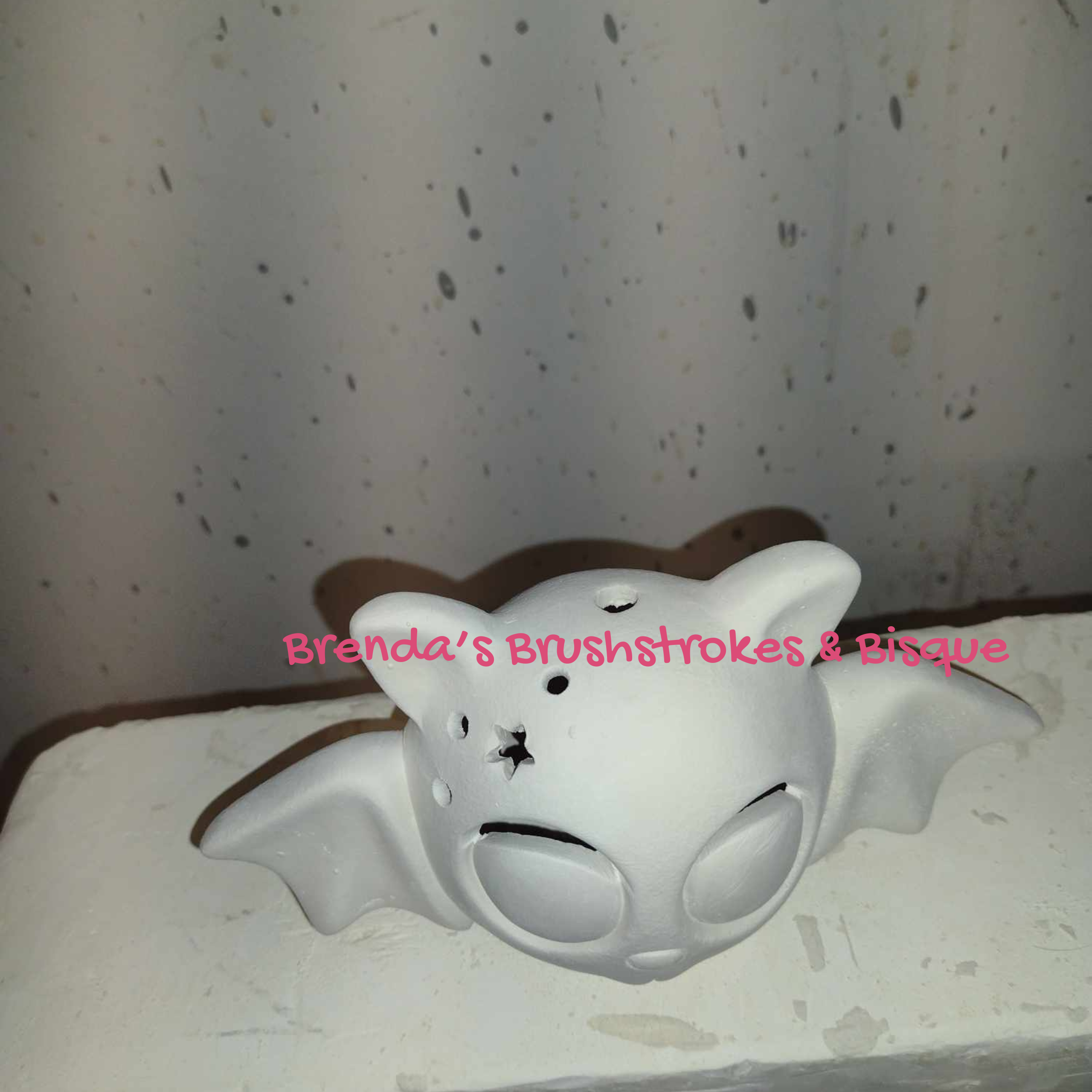 Clay Magic 4427 Ozzy Bat Crazy 3.75" with eyes, stars, and hair hole ...